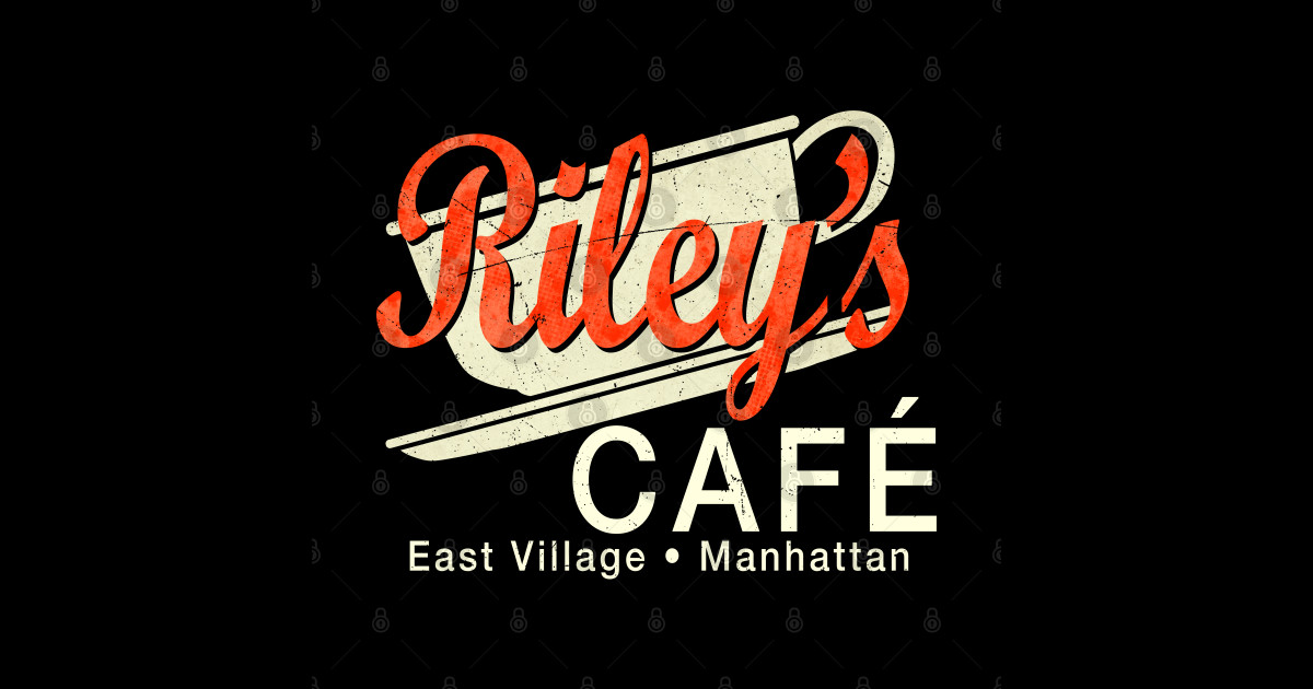 Riley's Cafe - Distressed - Batteries Not Included - Sticker | TeePublic
