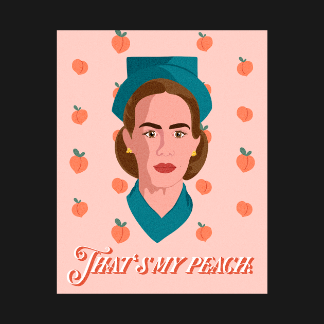 Nurse Ratched Peach - Ratched - T-Shirt | TeePublic
