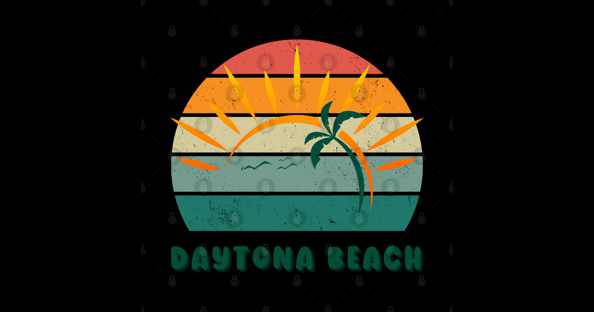 Daytona Beach Vibe - Daytona Beach - Sticker | TeePublic