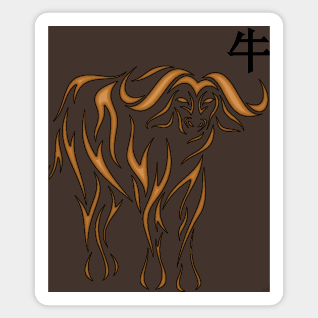 1985-1986, Wood Ox - Wood Ox - Sticker | TeePublic