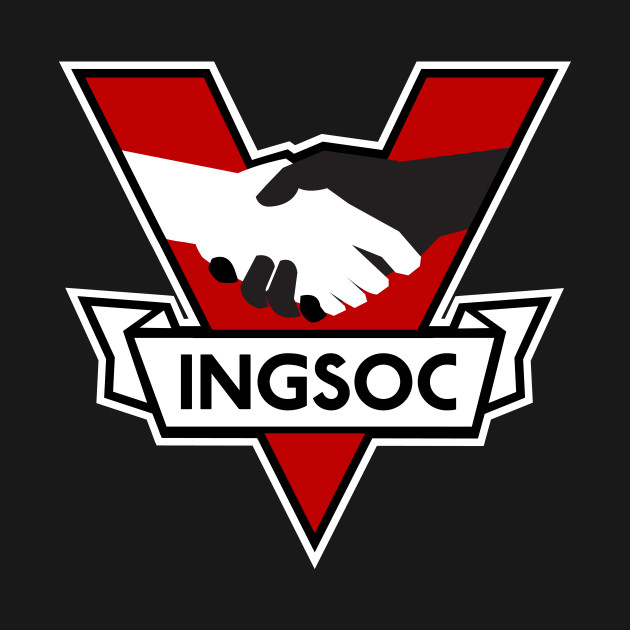 Ingsoc 1984 Party Seal Orwell T Shirt Teepublic