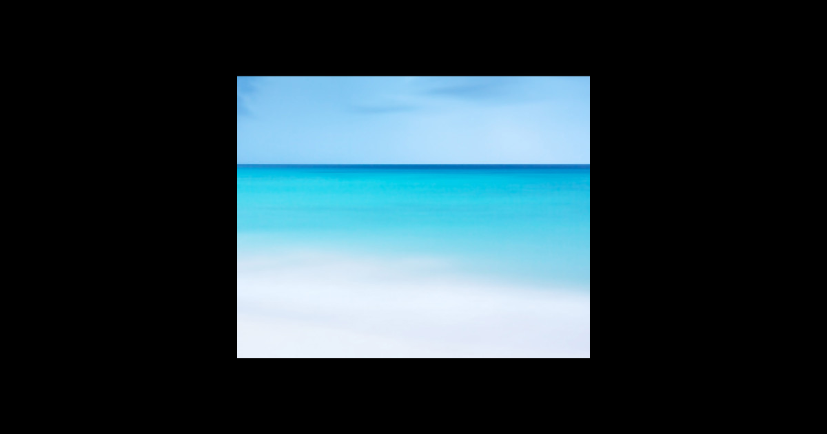Landscape Blue water - Sea - Sticker | TeePublic