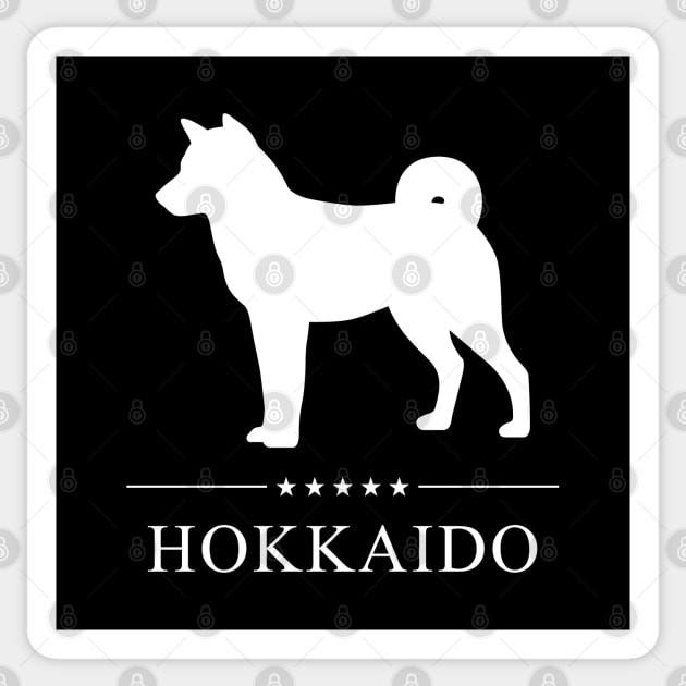 Hokkaido White Silhouette - Hokkaido - Sticker | TeePublic