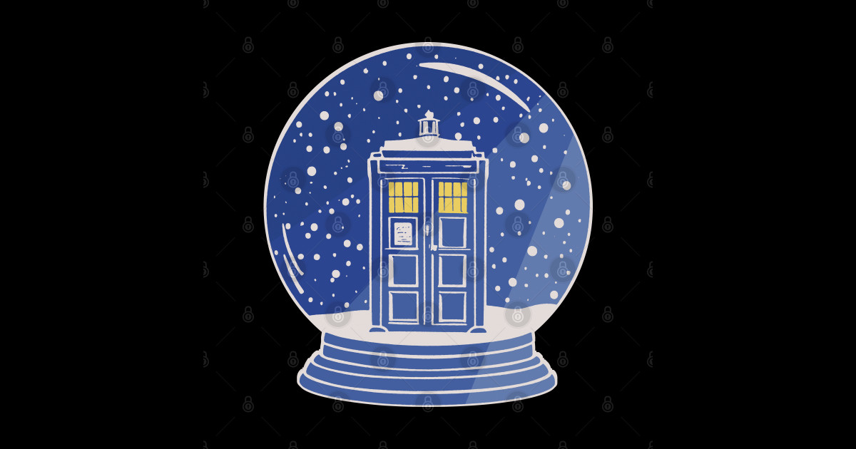 Tardis in a Snow Globe - Doctor Who - Posters and Art Prints | TeePublic