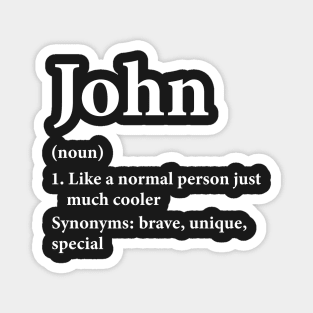 John Gift Name Personalized Magnets for Sale | TeePublic