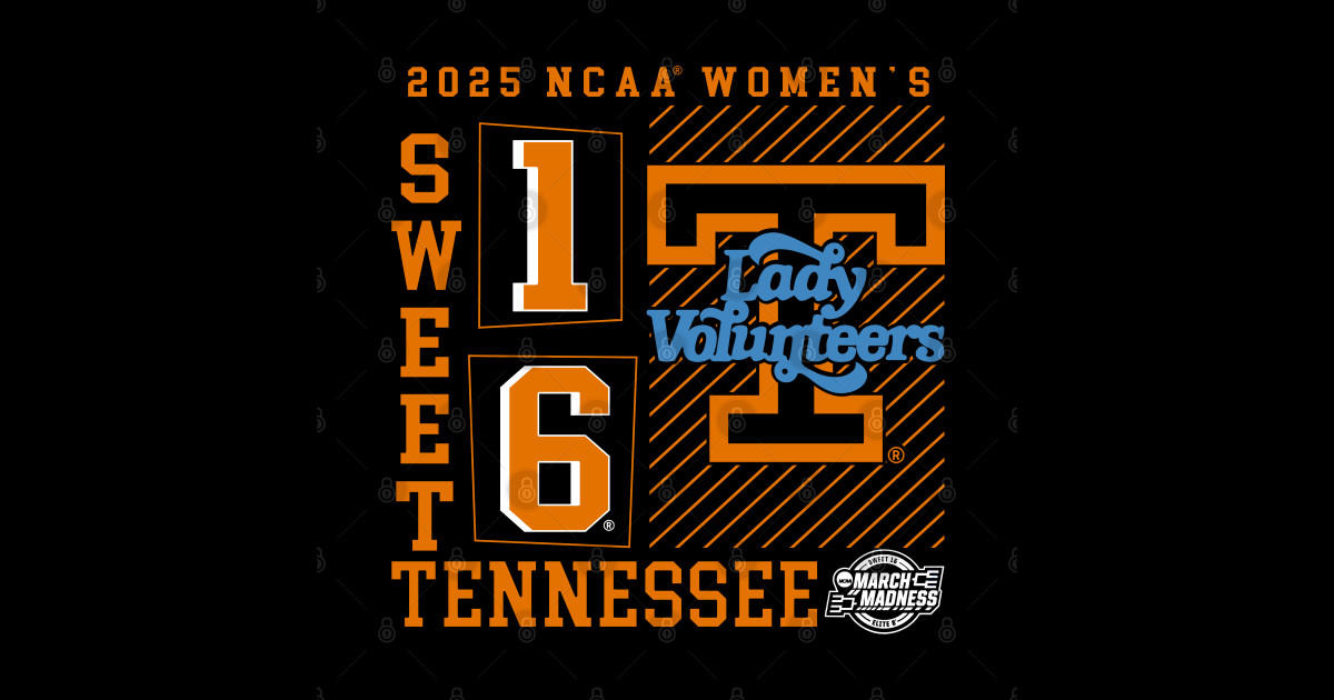 Tennessee 2025 NCAA Women's March Madness Sweet 16 - Sweet Sixteen ...