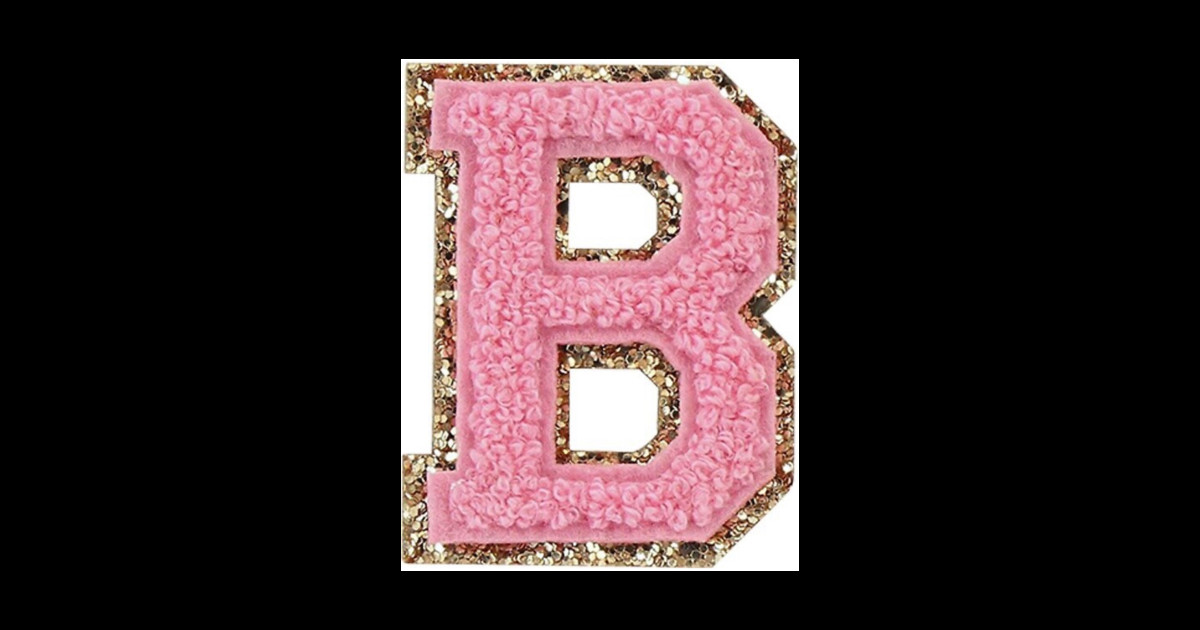 Preppy pink varsity letter - Preppy - Sticker | TeePublic