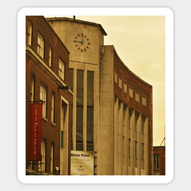 Hull, 1960s Buildings - Hull - Sticker | TeePublic