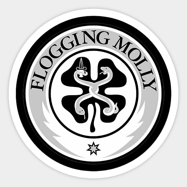 Flogging Molly Rock Band - Flogging Molly Rock Band - Sticker | TeePublic