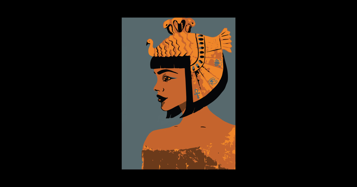 Egyptian Hieroglyphs Queen - Egyptian - Sticker | TeePublic