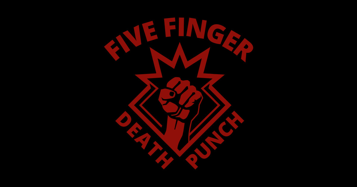 5fdp | punch - Five Finger Death Punch - Sticker | TeePublic