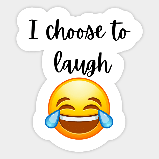 laugh design - Happy - Sticker | TeePublic
