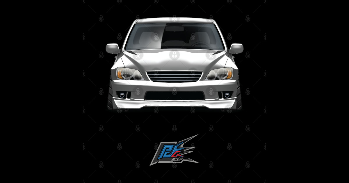 lexus is300 front - Toyota Altezza - Sticker | TeePublic