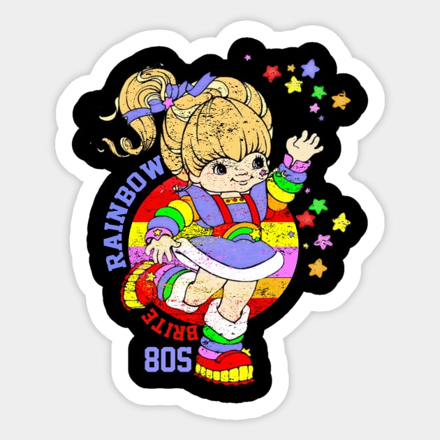 Classic rainbow brite 80s - Rainbow Brite - Sticker | TeePublic
