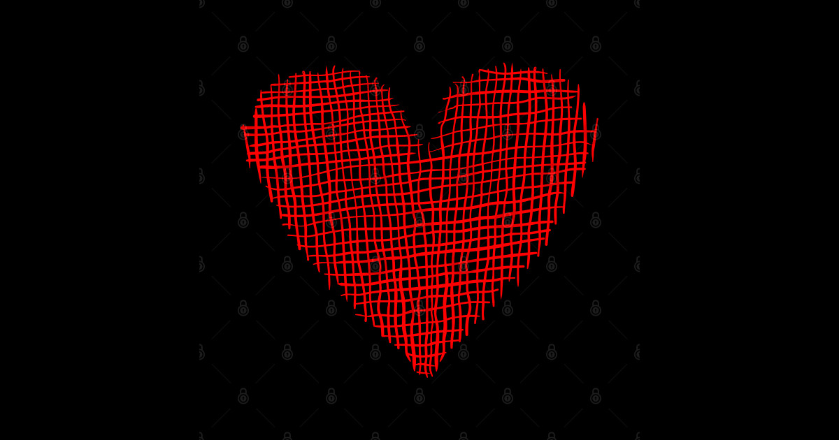 Heart Pixels - Pixel - Sticker | TeePublic