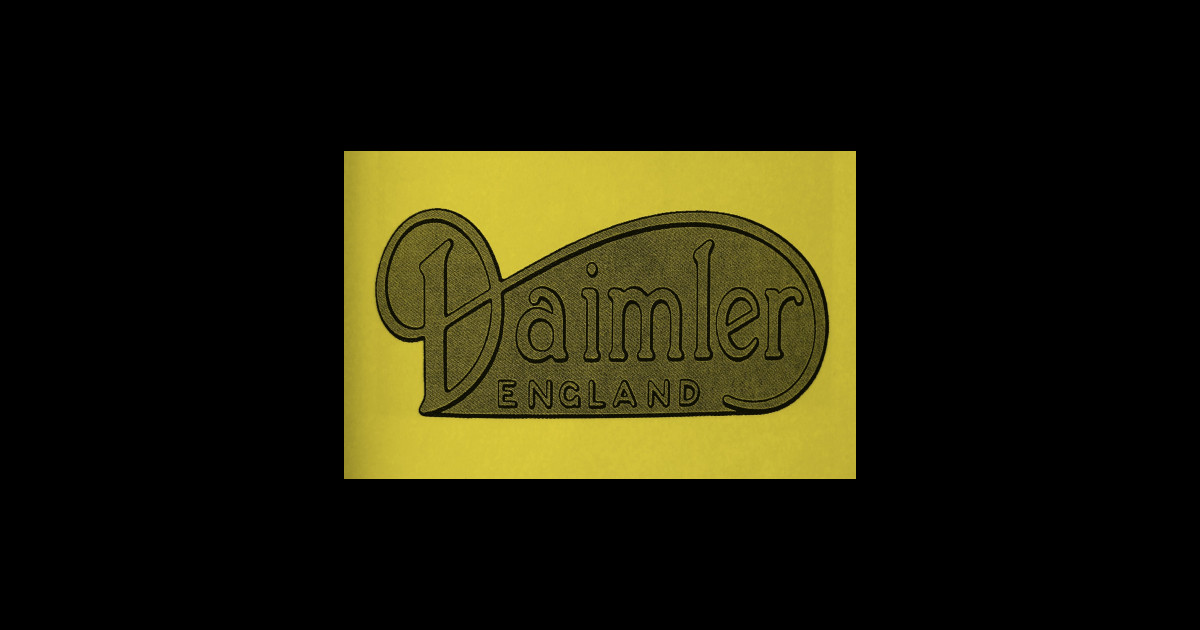Gold Daimler - Daimler - Sticker | TeePublic