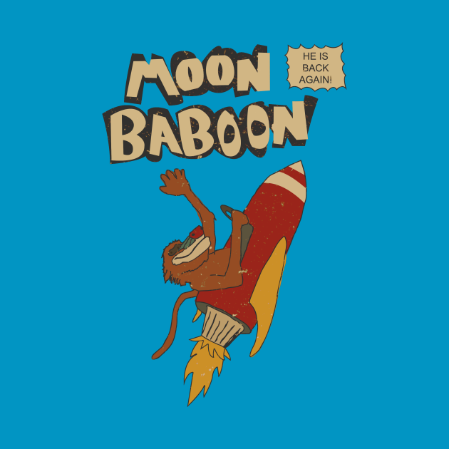 Moon Baboon - Moon Baboon - T-Shirt | TeePublic
