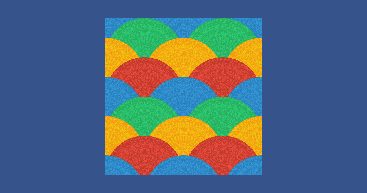 Fan Greek patterns, Meander - Ornament - T-Shirt | TeePublic