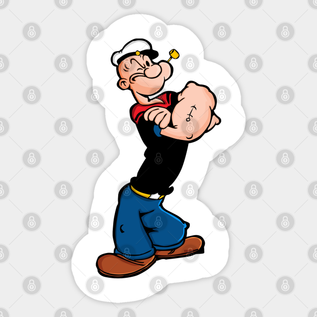 popeye - Popeye - Sticker | TeePublic