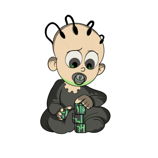 Lil’ Baby Borg Queen - Star Trek - T-Shirt | TeePublic