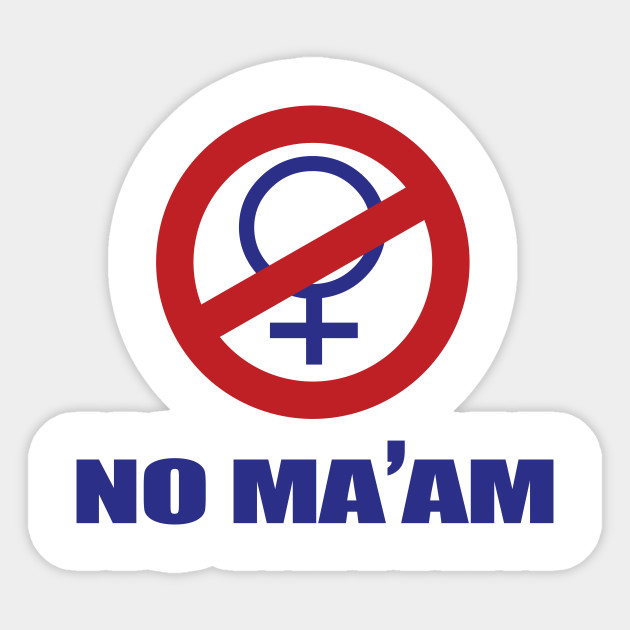NO MA'AM - Married With Children - Sticker | TeePublic