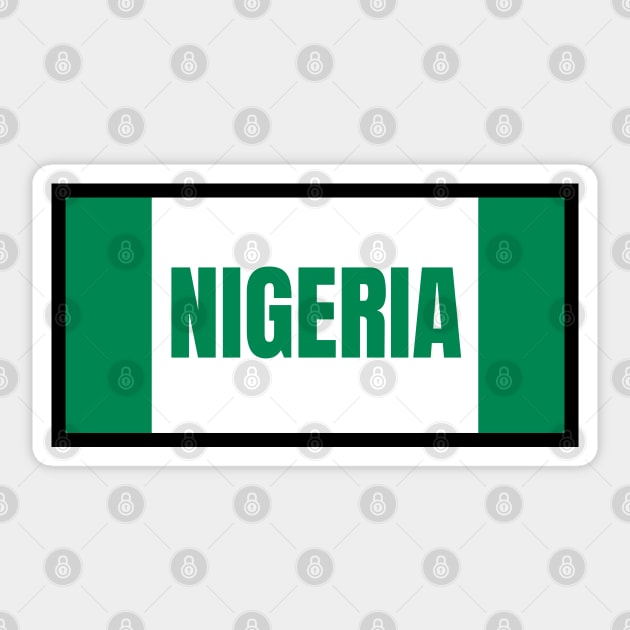 Nigerian Flag Colors - Nigeria - Sticker | TeePublic