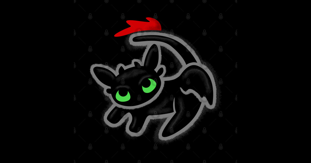 The Toothless King - Toothless - Sticker | TeePublic