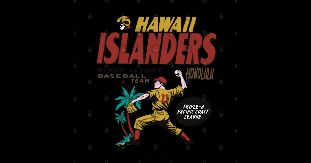 Hawaii Islanders baseball team Honolulu 1961 - Baseball Team - Sticker ...