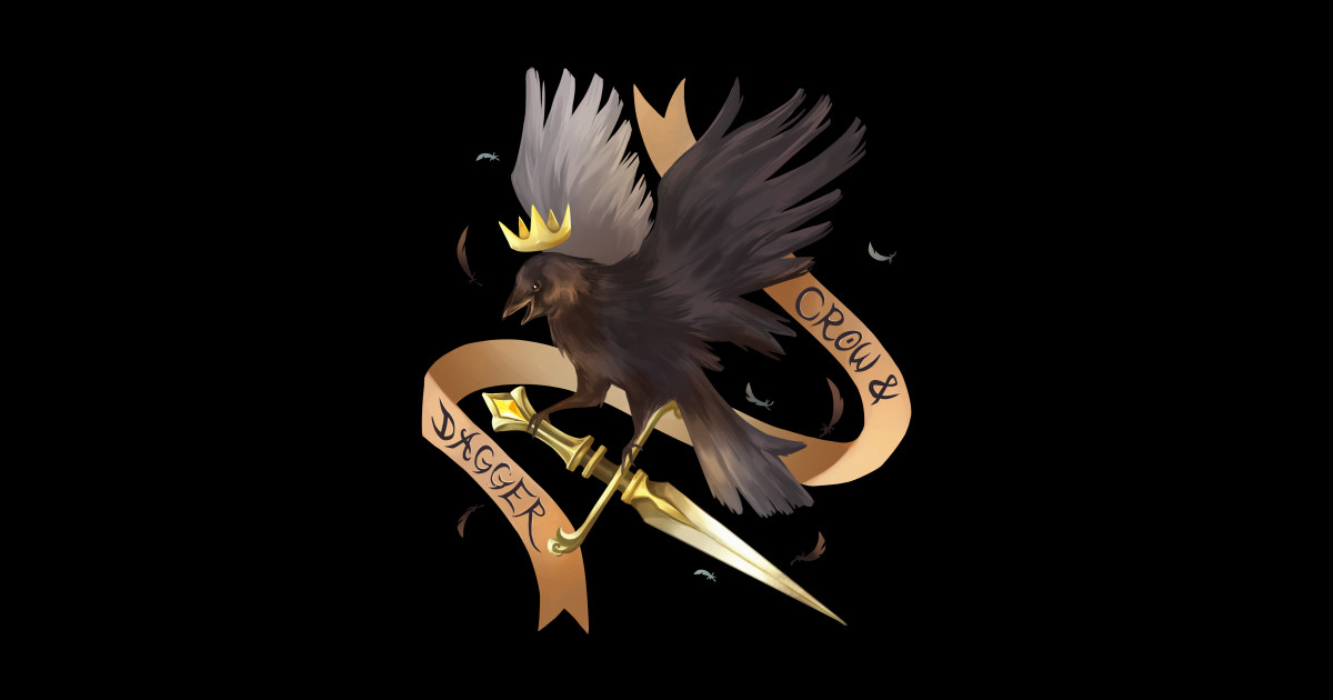 Crow and Dagger - Crow - Sticker | TeePublic