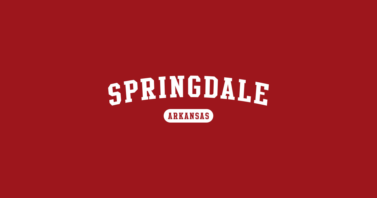 Springdale, Arkansas - Springdale Arkansas - Long Sleeve T-Shirt ...