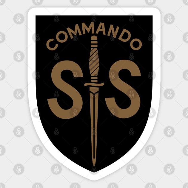 WW2 British Army No2 Commando SAS Badge - Special Air Service - Sticker ...