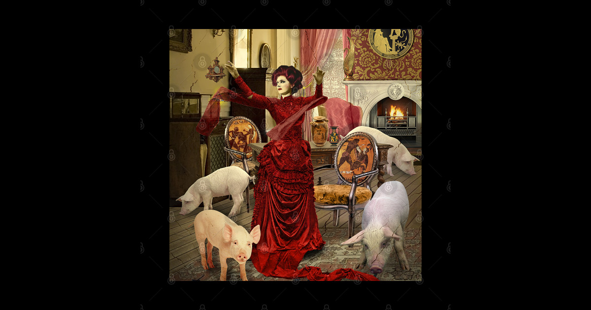 Victorian Circe - Victorian Illustration - Sticker | TeePublic