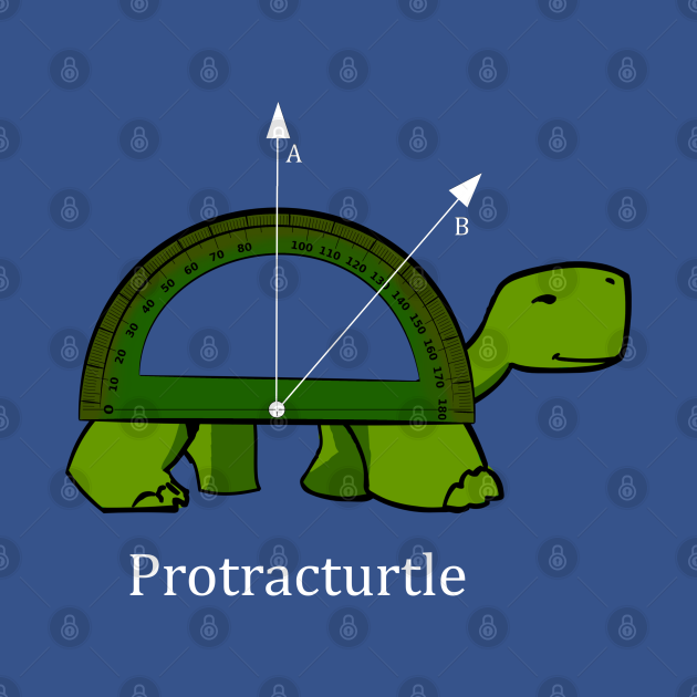 Protracturtle - Funny Math Turtle - Math - Kids T-Shirt | TeePublic