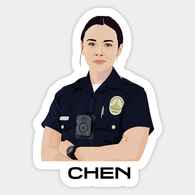 Chen v1 | The Rookie - Season 4 - The Rookie - Sticker | TeePublic