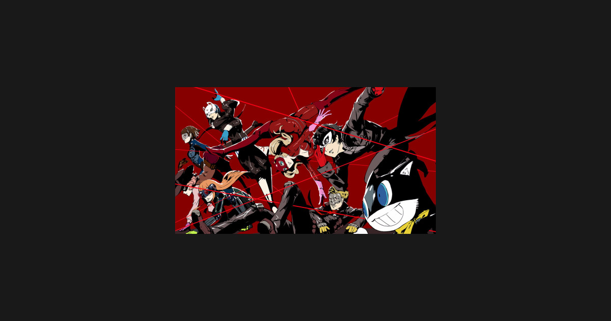 Persona 5 char - Persona P 5 P5 Royal Phantom Thieves - T-Shirt | TeePublic