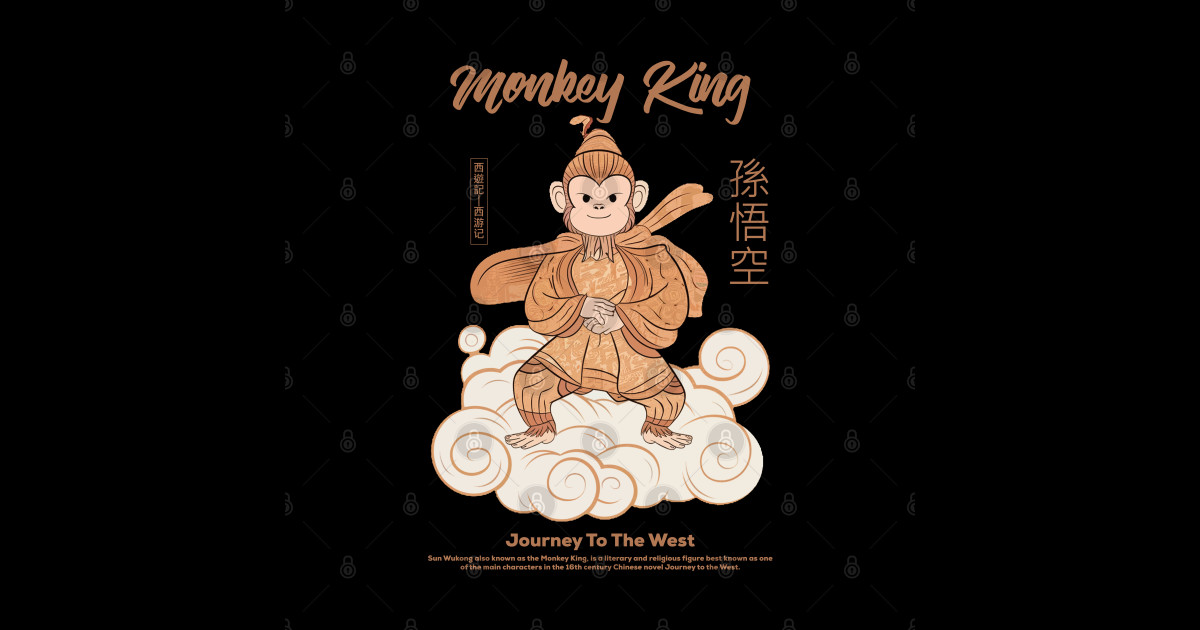 Monkey King Classic - Monkey King - Sticker | TeePublic