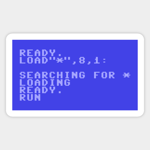 Commodore 64 - C64 - Boot Screen - Version 3 - Commodore - Sticker ...
