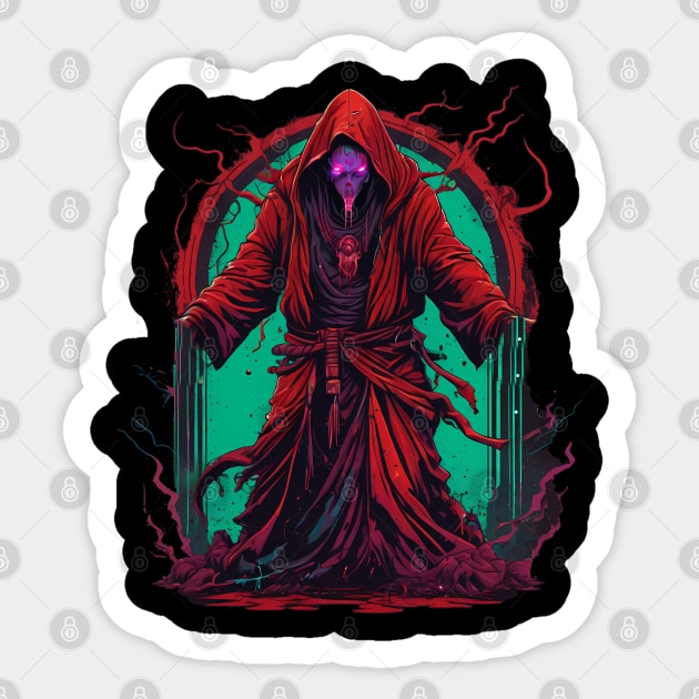 Cyberpunk Horror Tech-Priest - Cyberpunk Horror Tech Priest - Sticker ...