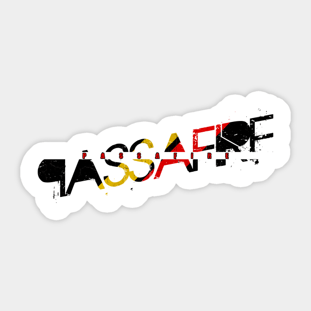vintage typo Passafire - Passafire - Sticker | TeePublic