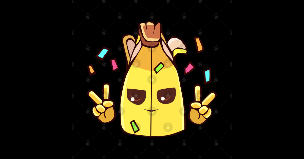 Peely Parade Banana Vibes - Parade Banana - Sticker | TeePublic