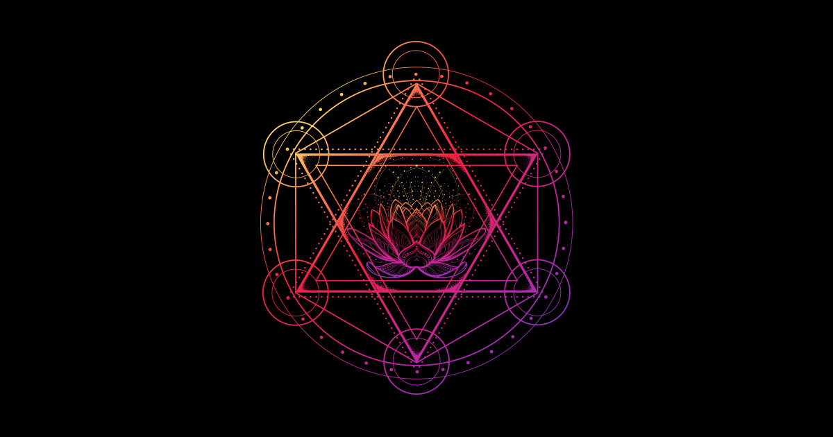 Sacred Geometry - Sacred Circle - Mystic - Sticker | TeePublic