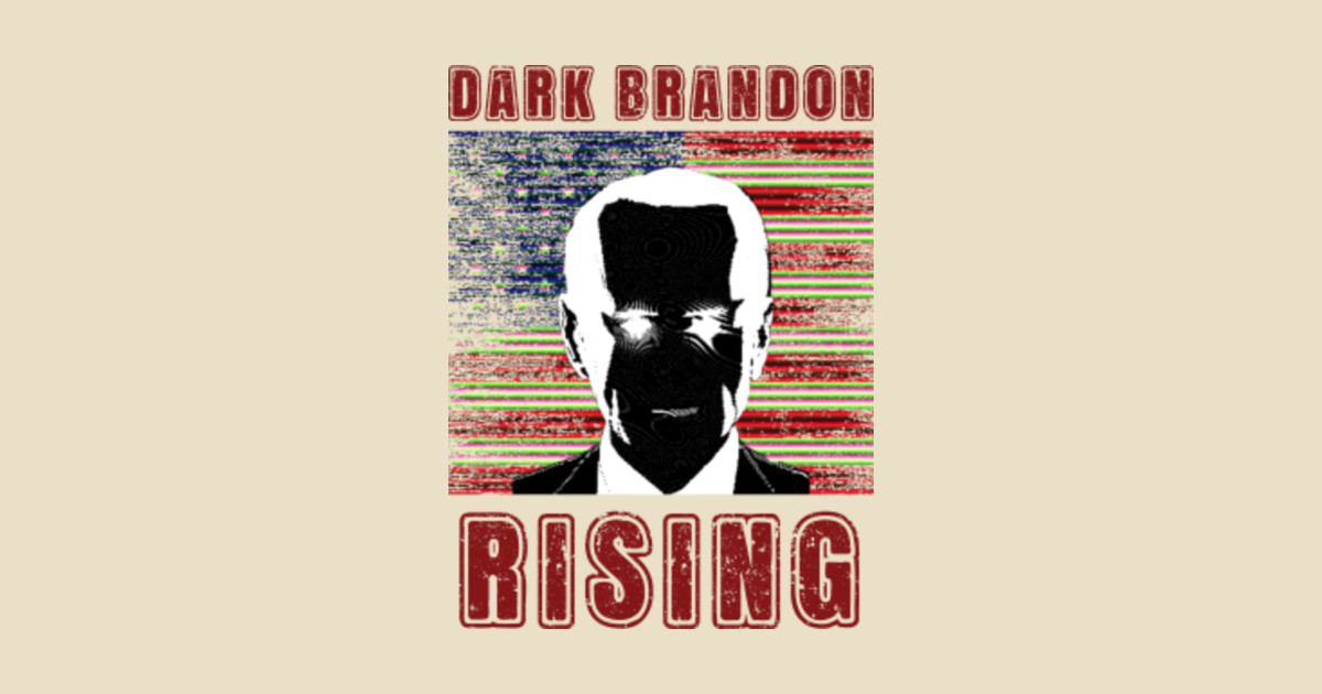 Dark Brandon Rising Meme - Dark Brandon - T-Shirt | TeePublic