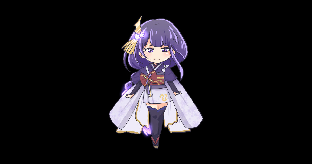 Chibi Raiden Shogun - Raiden Shogun - Sticker | TeePublic