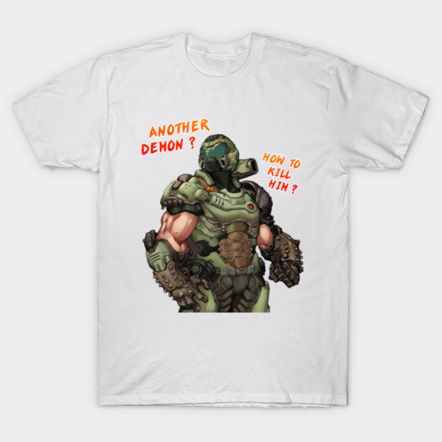doomguy - Doom - T-Shirt | TeePublic