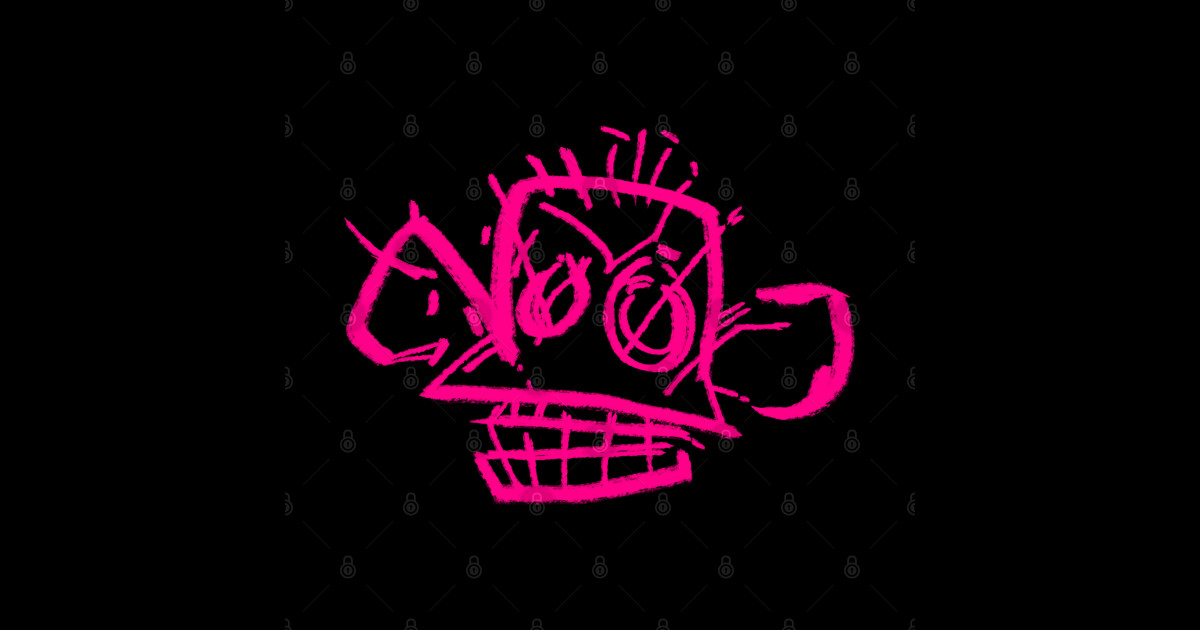 Pink monkey graffiti mural jinx arcane urban street vandal - Arcane ...