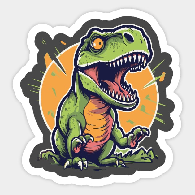 Cute T-Rex - Trex - Sticker | TeePublic