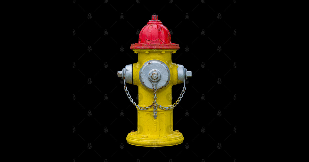 Super Colored Fire Hydrant - Fire Hydrant - Sticker | TeePublic