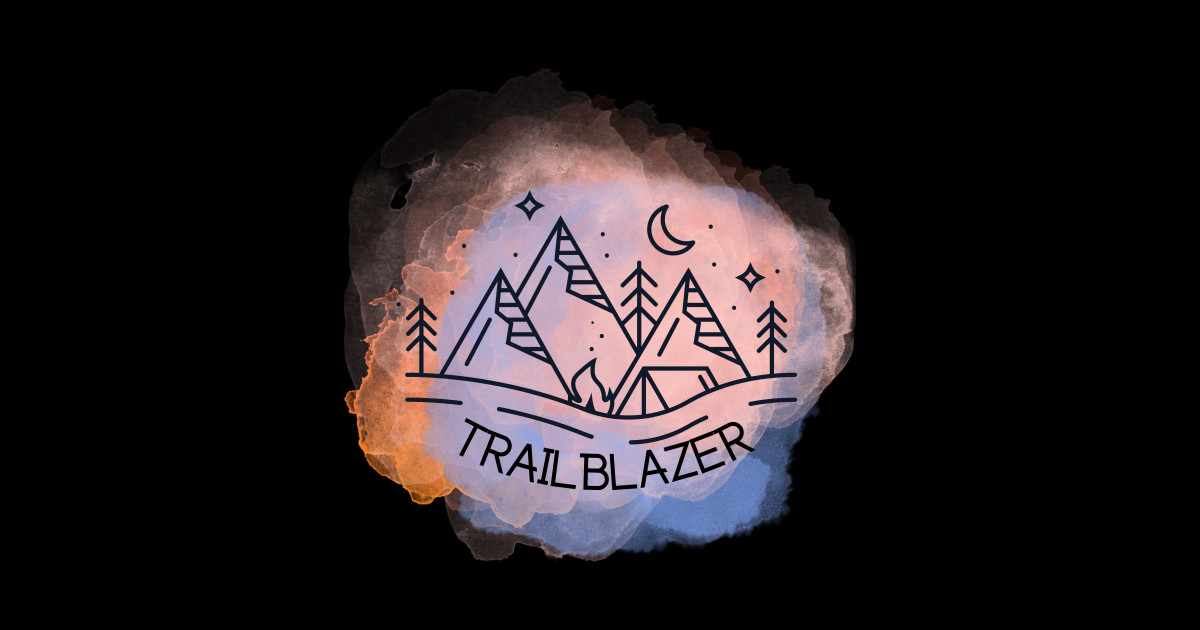 Watercolor Trailblazer - Watercolor Trailblazer - Sticker | TeePublic