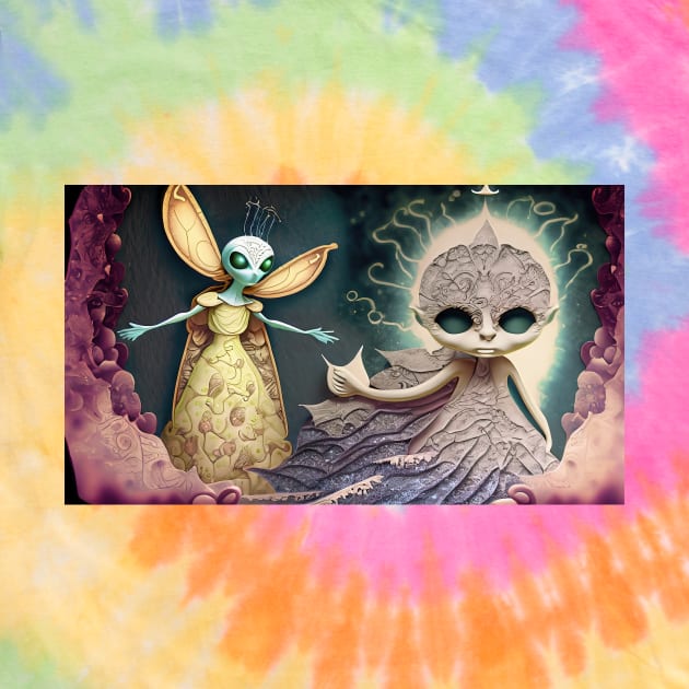 Alien Fairy Fantasy Art - Fantasy Art - T-Shirt | TeePublic