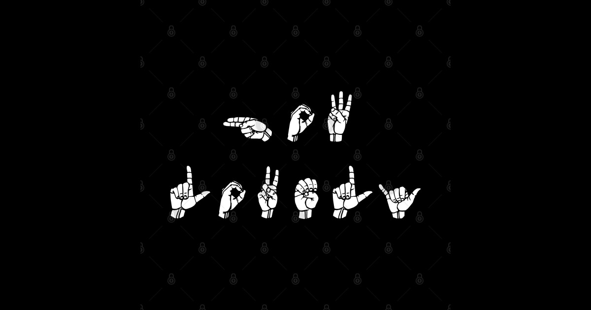 HAVE PATIENCE ASL Sign Language Design - Sign Language - Sticker ...